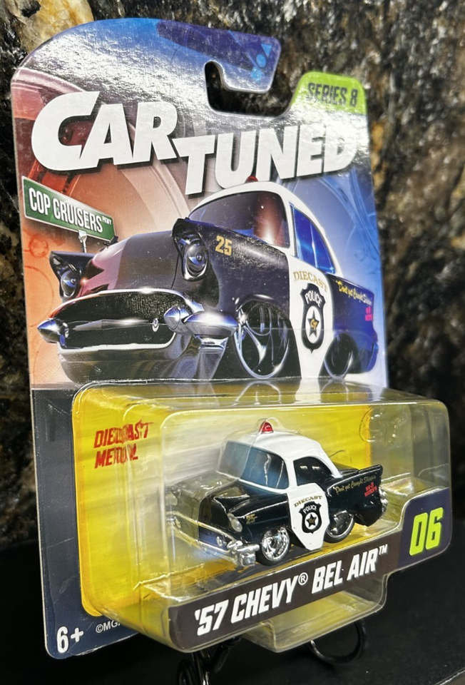 🔥 2025 MGA Car Tuned '57 Chevy Bel Air Police Car Series 8 #06 COP ...