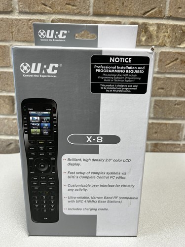 URC X-8 MX-890 Universal Remote Control IR/RF Open Architecture w ...