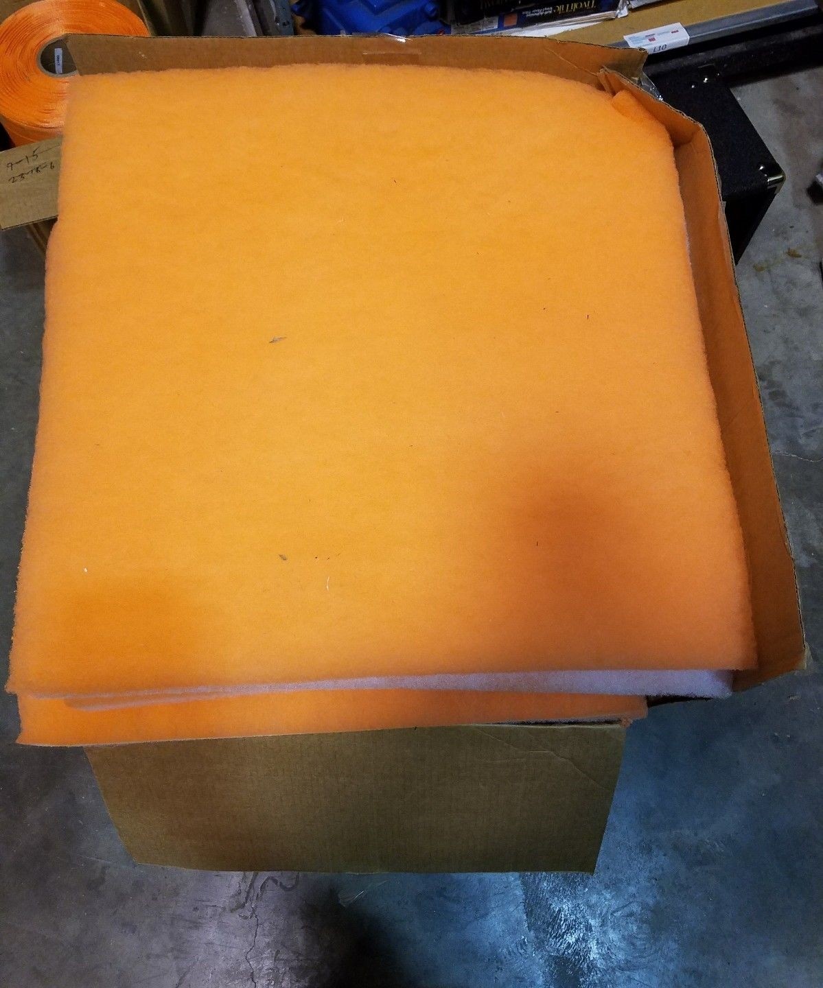 Poly Pad 20"x20"x1" Orange/White - 25/Case | eBay