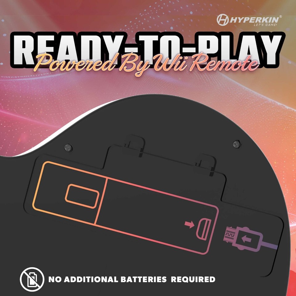 Hyperkin Wii Hyper Strummer Wireless Guitar Controller for Guitar Hero ...