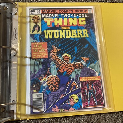 Marvel Two-In-One Thing And Wundarr #57 Very Fine | eBay