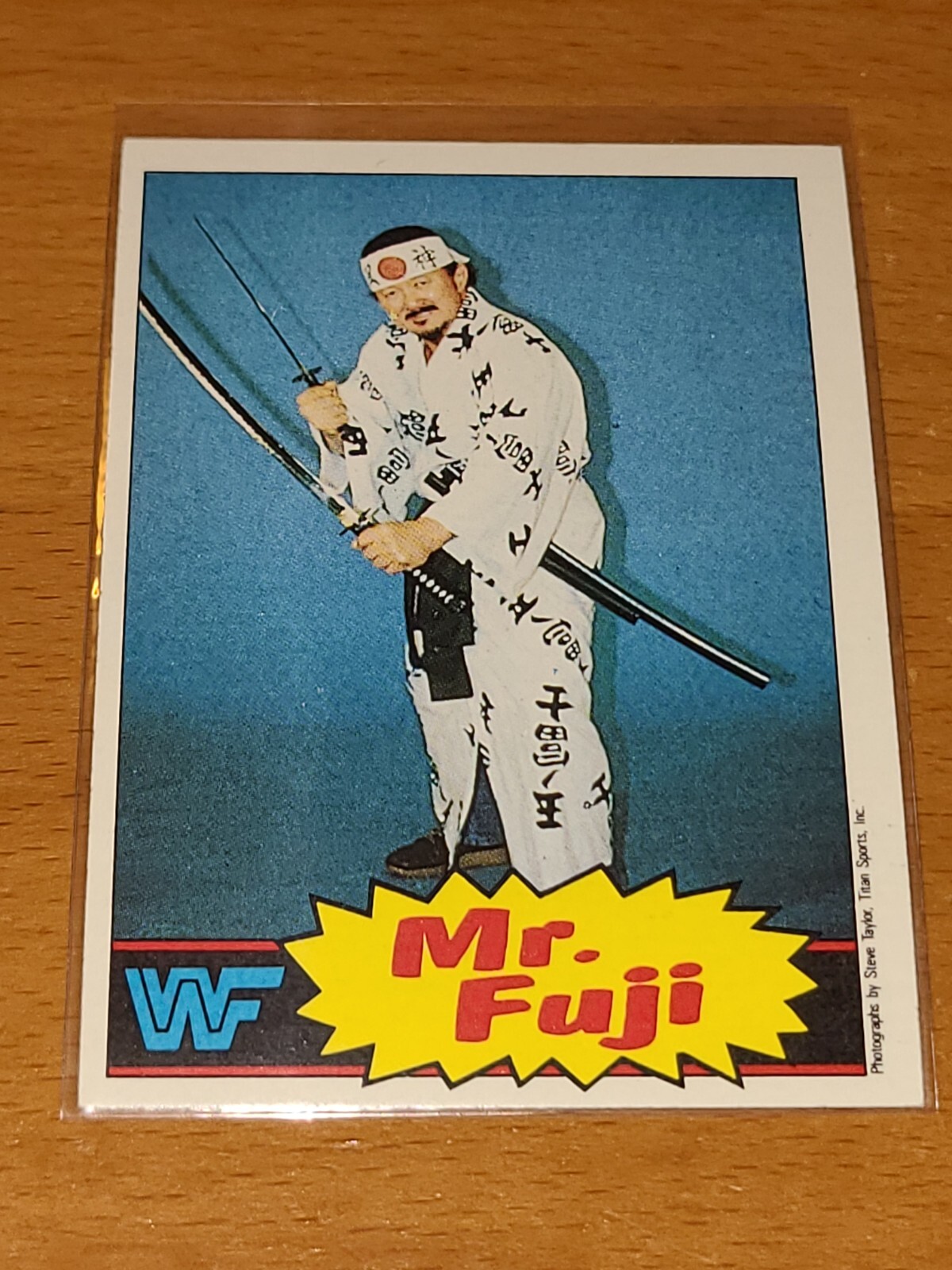WWE WWF MR. FUJI 1985 TOPPS #17 | eBay