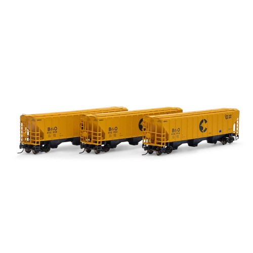 Athearn # 27406 PS 4427 Covered Hopper Chessie System B&O 3 Pack N ...