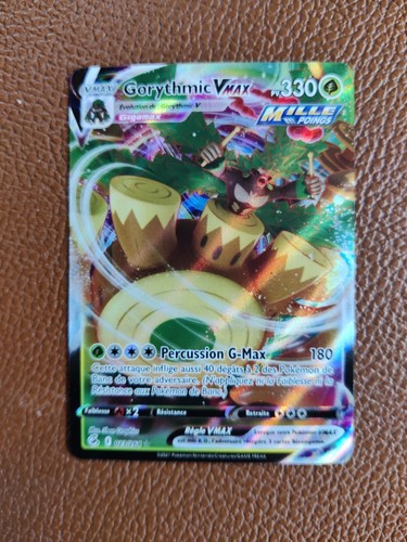 carte pokemon Gorythmic Vmax PV état neuf 023/264 poing de fusion | eBay