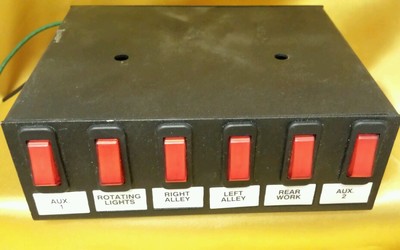 STAR Signal 6 switch panel lighted rocker with legends | eBay