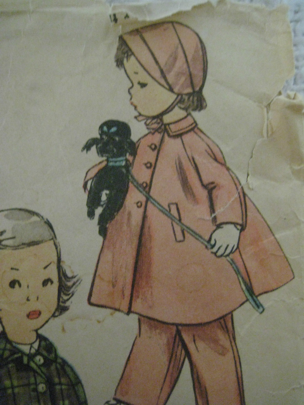 Vintage simplicity 4454 Lined Coat Cap W/ Chin Straps Sewing Pattern ...