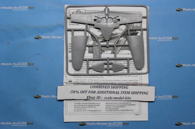 Polikarpov I-17 Ckb-19 Soviet Prototype Fighter Scale Model Kit by ...