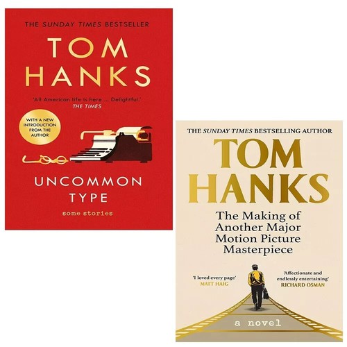 Tom Hanks Collection 2 Books Set Uncommon Type, Making of Another Major ...