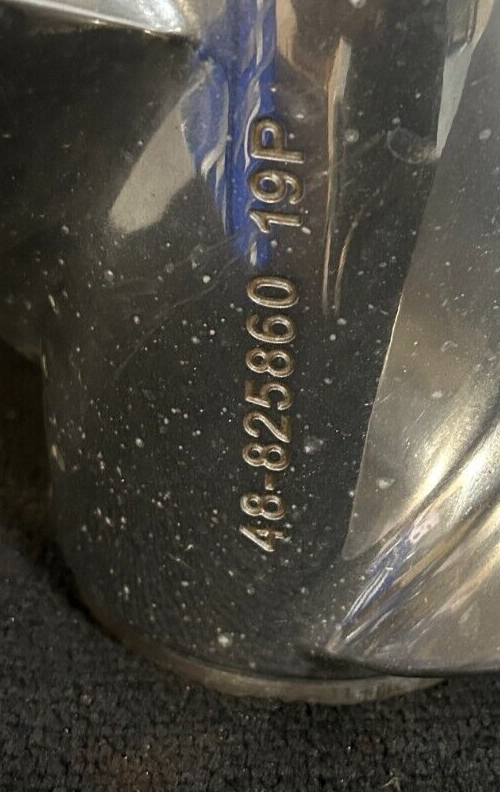 Mercury Tempest Plus Propeller 19 Pitch 48-825860 19p for sale online ...