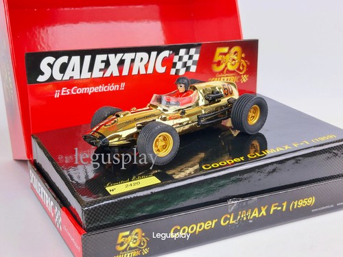 Slot scx scalextric A10107S300 Cooper Climax F-1 50º Anniversary | eBay ...