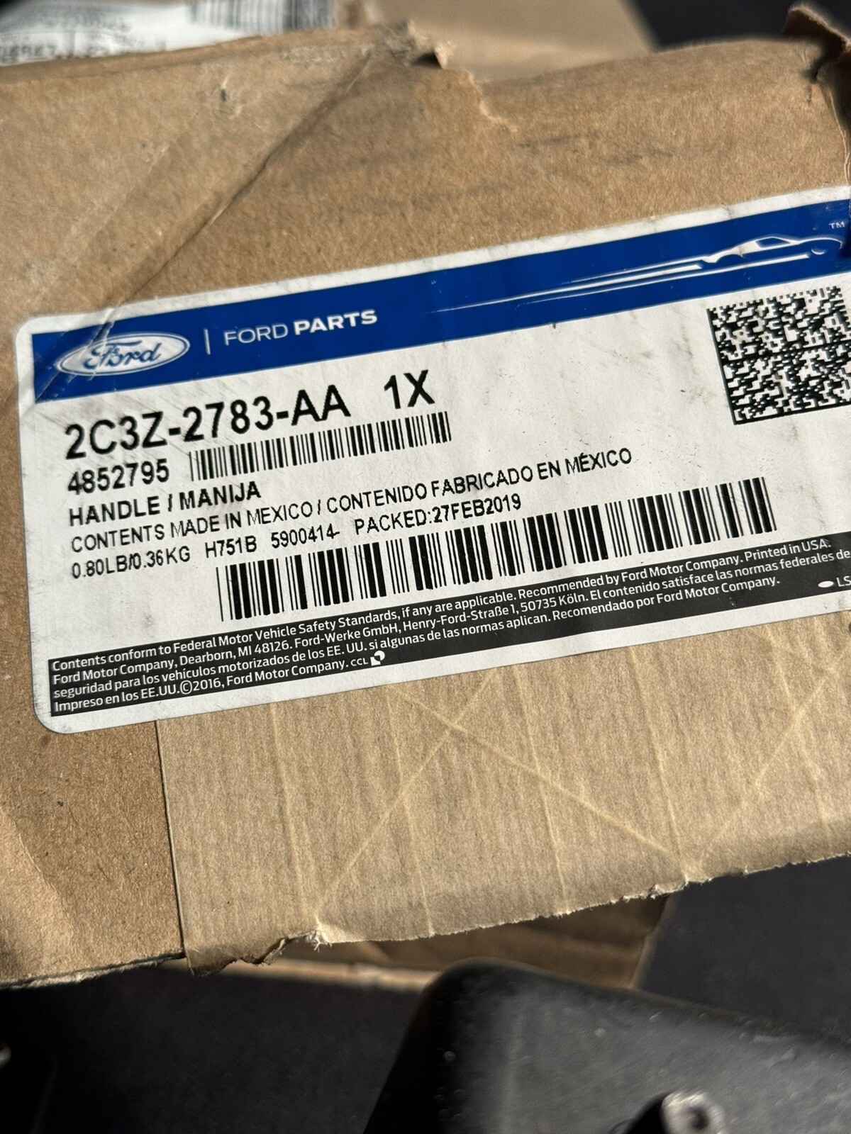 FORD OEM HANDLE 2C3Z*2783*AA for sale online | eBay