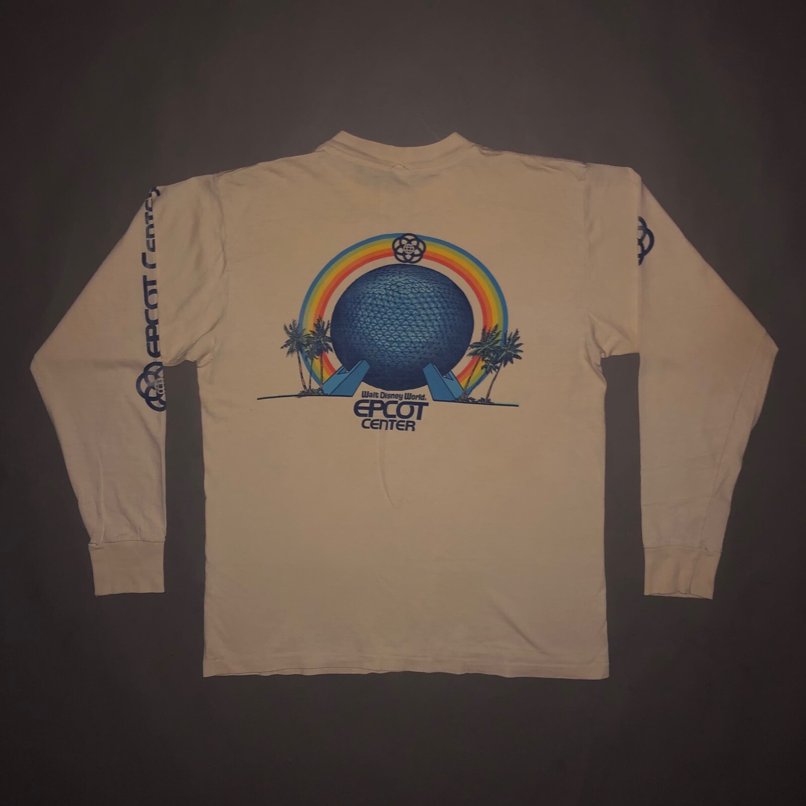 Vintage 1980s Disney Epcot Center Long Sleeve T Shirt… - Gem