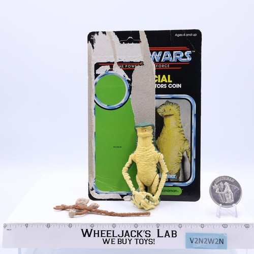 Amanaman Complete 92 Back Star Wars POTF Last 17 1985 Kenner Figure NO ...