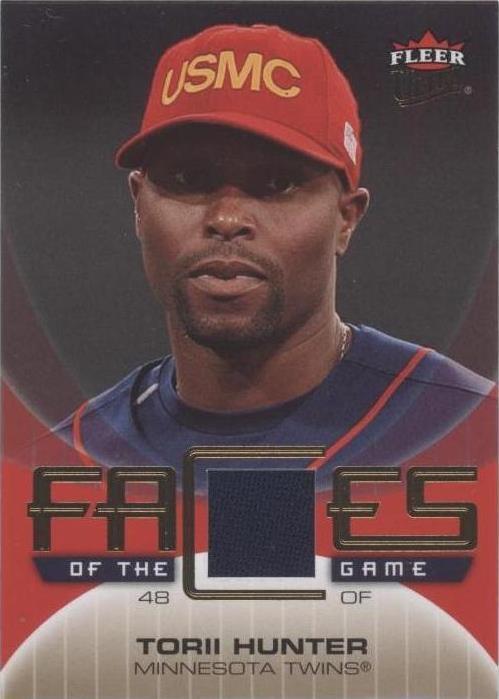 2007 Fleer Ultra - Faces of the Game Torii Hunter #GF-TH Materials (MEM ...