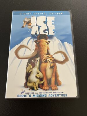 Ice Age (DVD, 2002, 2-Disc Set, Includes Full Frame and Widescreen ...