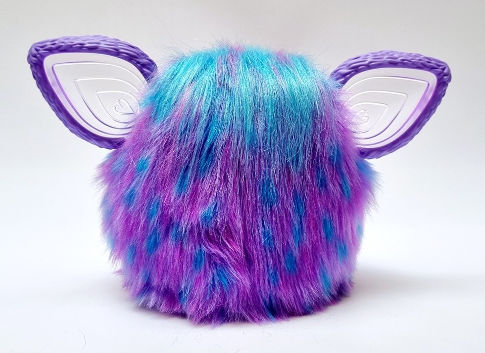 Purple furby 2023 emoto tronic interactive plush toy purple fur NEW IN ...