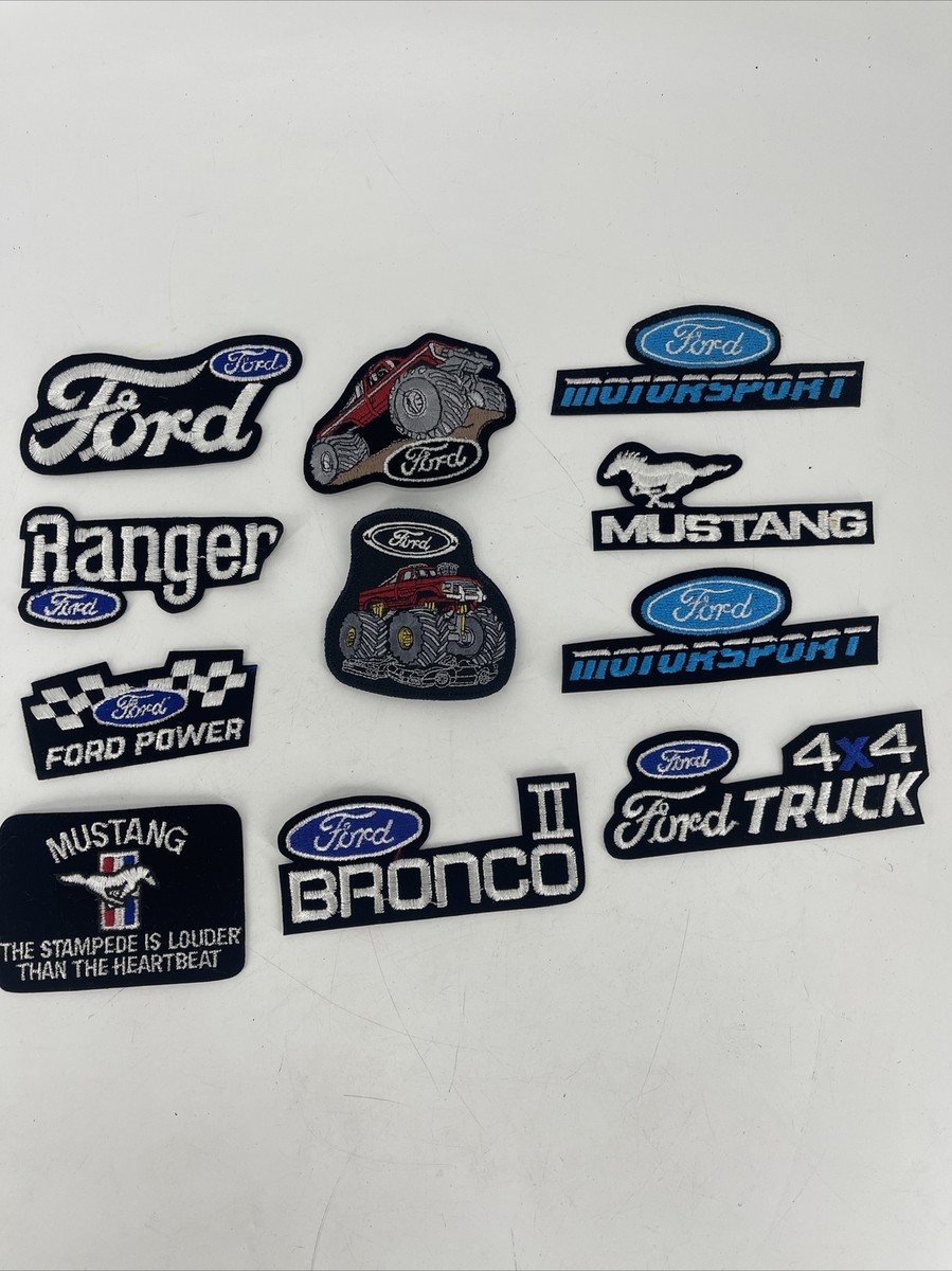 Ford Logo Embroidered Patches Ford Car Brand Logo Embroidered Iron On
