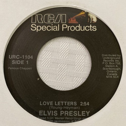 Elvis 45 Love Letters / King of the Whole Wide World NEW reissue ...