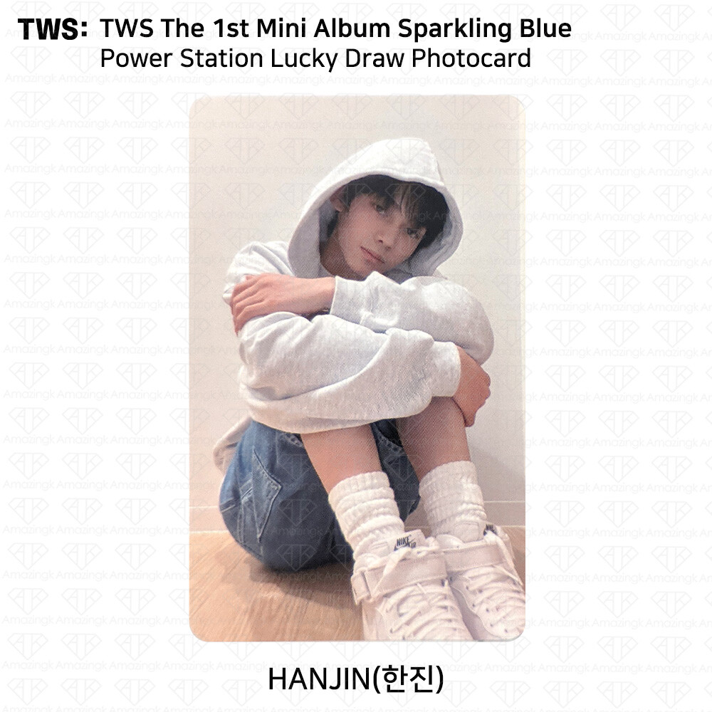 TWS The 1st Mini Album Sparkling Blue Power Station Luckydraw Photocard ...