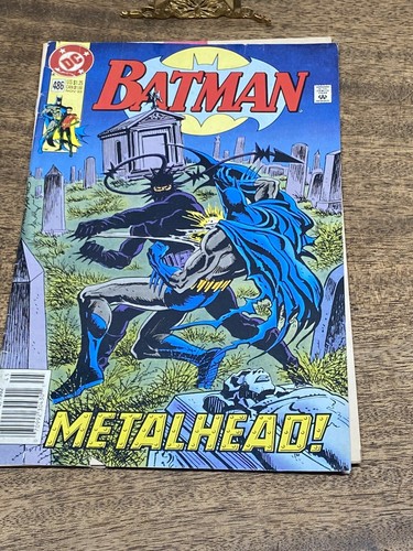 DC Comics BATMAN / MetalHead #486 Nov 1992 ~ Damage To Cover | eBay