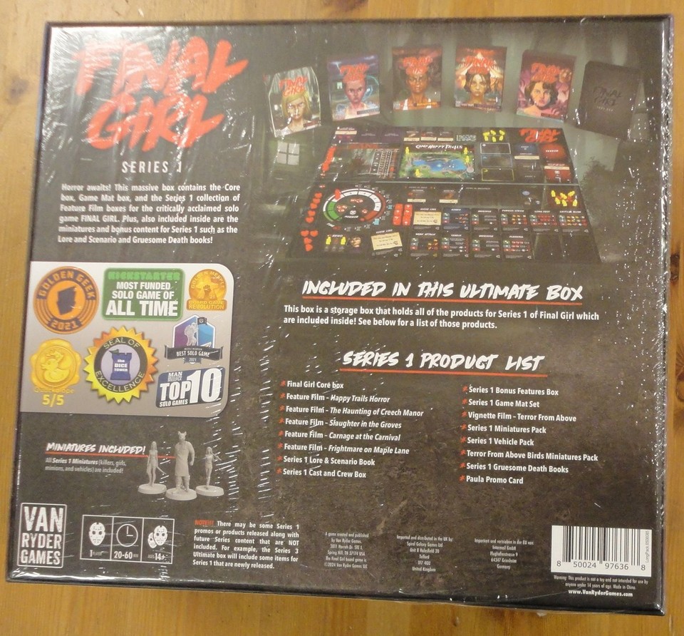 Final Girl Board Game Series 1 Ultimate Box Set VRGFGULT1 850024976368 ...