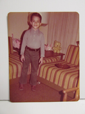 1970S VINTAGE FOUND PHOTOGRAPH COLOR ORIGINAL ART PHOTO YOUNG DAPPER ...