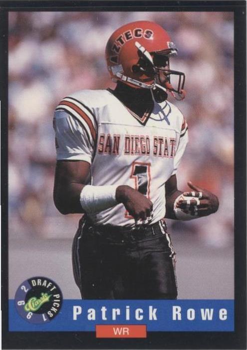 1992 Classic Draft Picks Patrick Rowe #43 for sale | eBay
