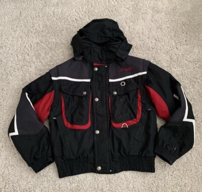 Spyder XT Jacket Medium Black Red Thinsulate Snow Board Removable ...