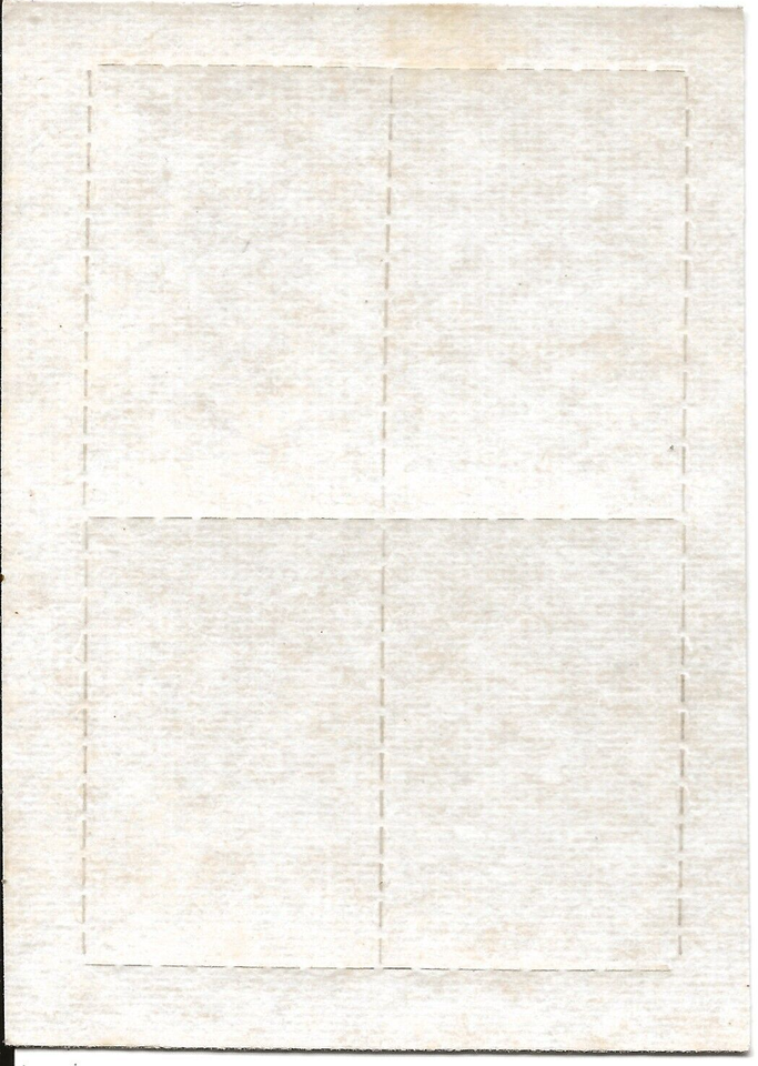 1969 Topps Mini Cards (4-in-1) Smith/Grabowski/Taylor/Jim Johnson (NM ...