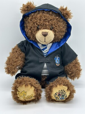 BUILD-A-BEAR Harry Potter Ravenclaw House Brown Bear Plush Robe Shirt ...