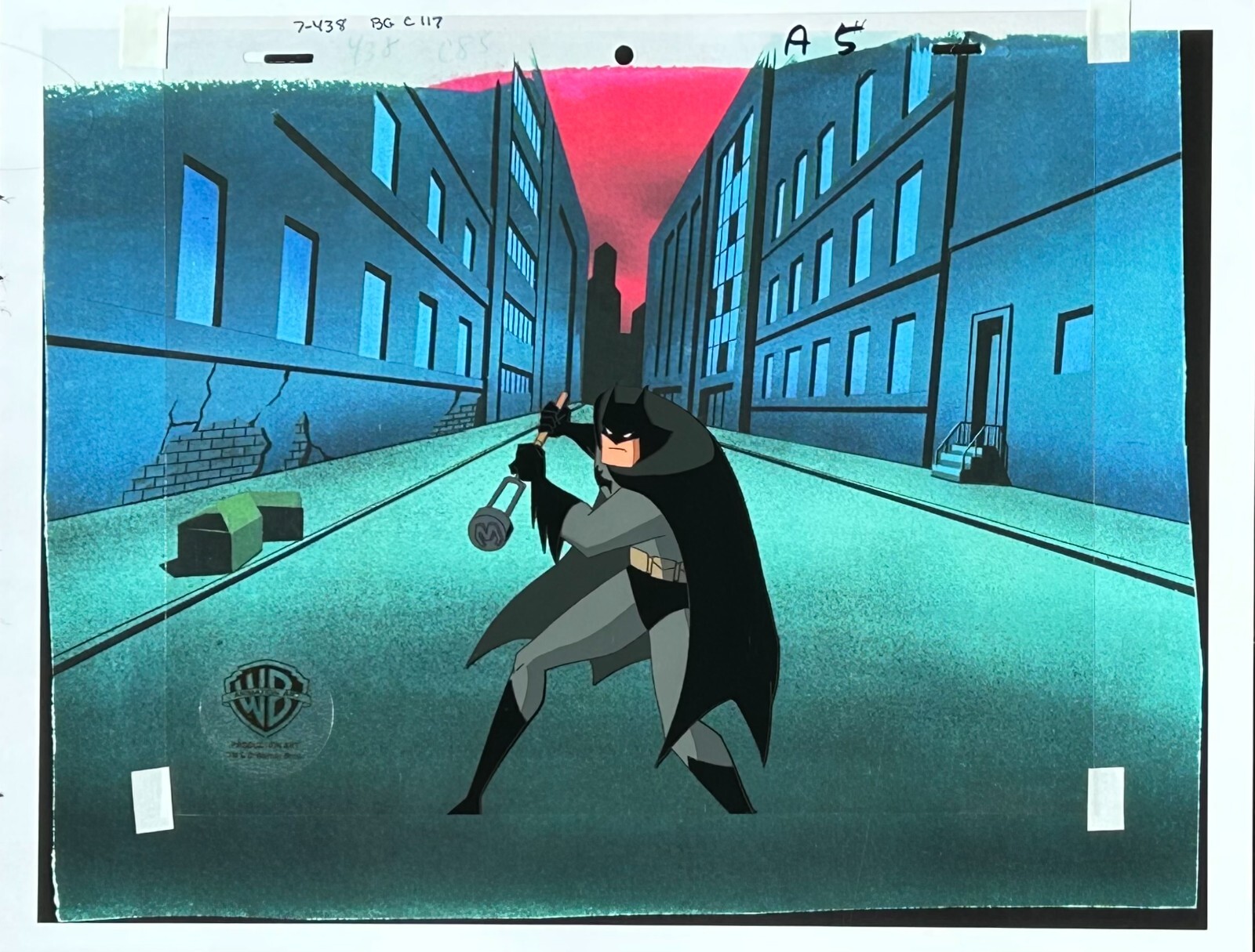 BRUCE TIMM rare BATMAN cel A5 BRAND The Demon Within KIRBY Etrigan BTAS ...