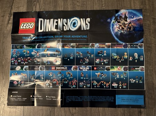 Lego Dimensions Poster From 2015 - No Bricks | eBay