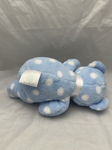 Pickles Teddy Bear Blue White Polka Dots Plush Stuffed Animal 10” Baby ...