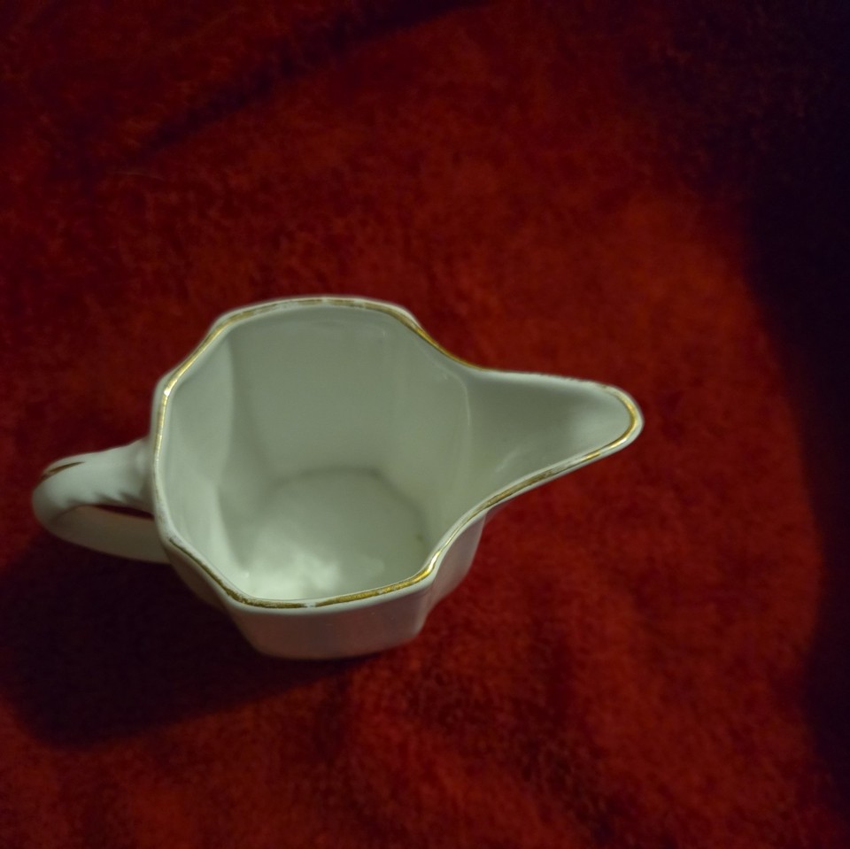 Vintage Porcelain 'Baby' Pitcher Mug w/Gold Trim Made in Germany, 3.25 ...
