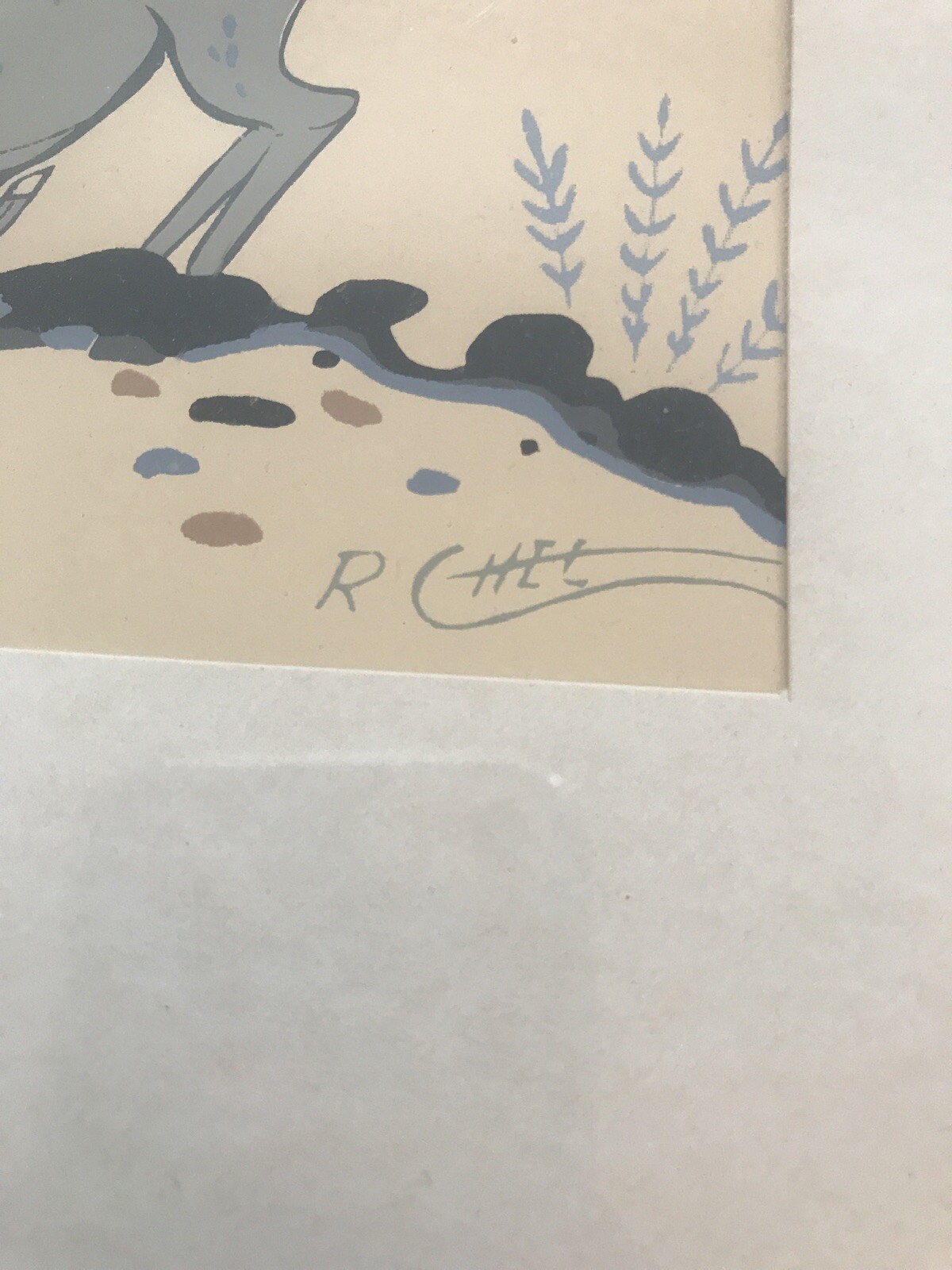 Robert Chee Navajo Original Paintings Framed 13 1/2x15 1/2 Image Size 6 ...