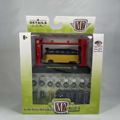 M2 Machines 1:64 Scale Model Kit • 1959 VW Microbus Deluxe U.S.A. Model ...