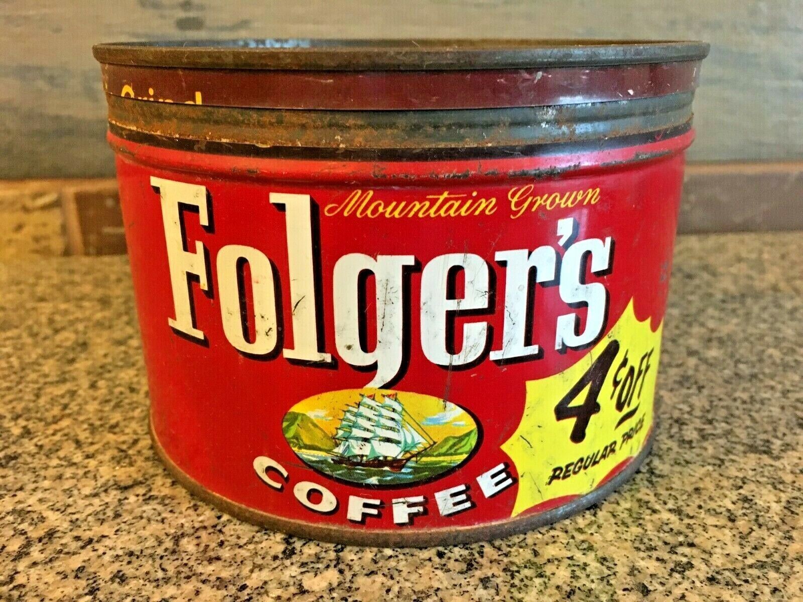 Folgers Coffee Container Labels
