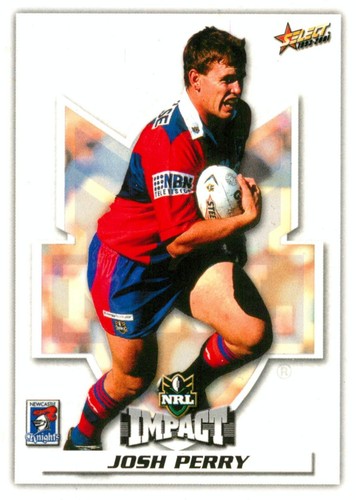 2001 NEWCASTLE KNIGHTS NRL Premiers Card JOSH PERRY | eBay Australia