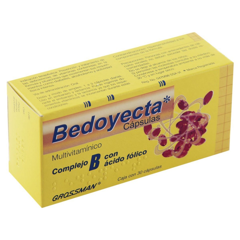 VITAMINS: Bedoyecta Capsules with 30 | eBay