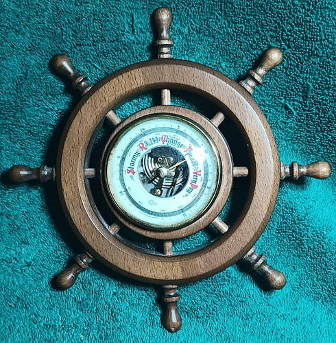 Vintage Barigo Ships Wheel Barometer West Germany | eBay