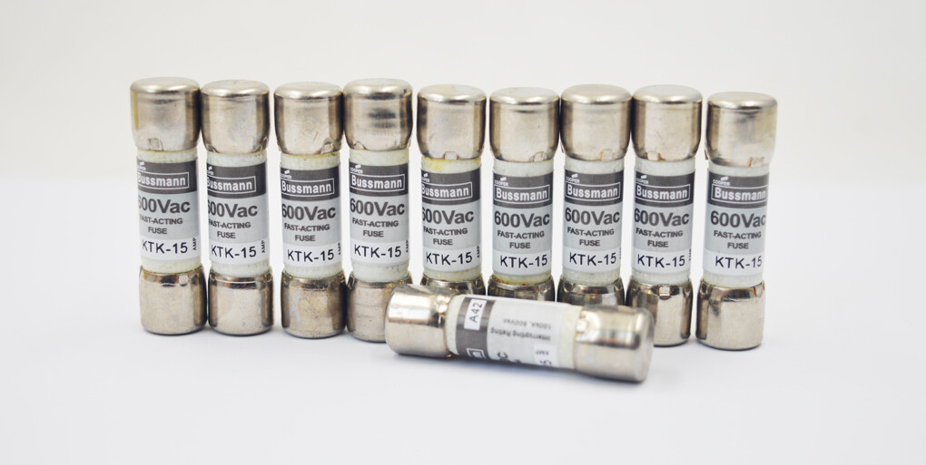 10 Pcs 83 85 86 87 88 Multimeter Fuse 15A 600V Fast Acting Fuse KTK-15 ...