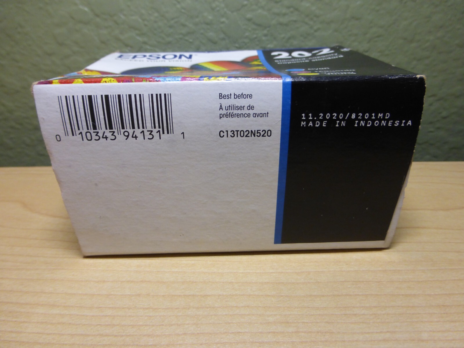 Epson T202520-S 202 Color Ink Cartridge Magenta Yellow Cyan for sale ...