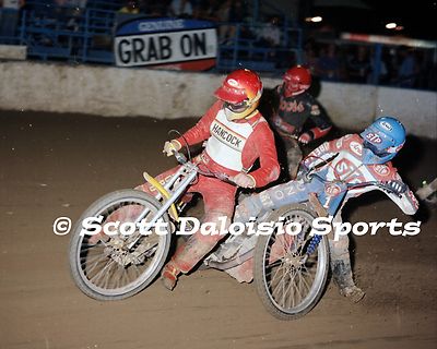 Kelly Moran Keith Chriso and Brad Oxley Costa Mesa Speedway Motorcycle ...