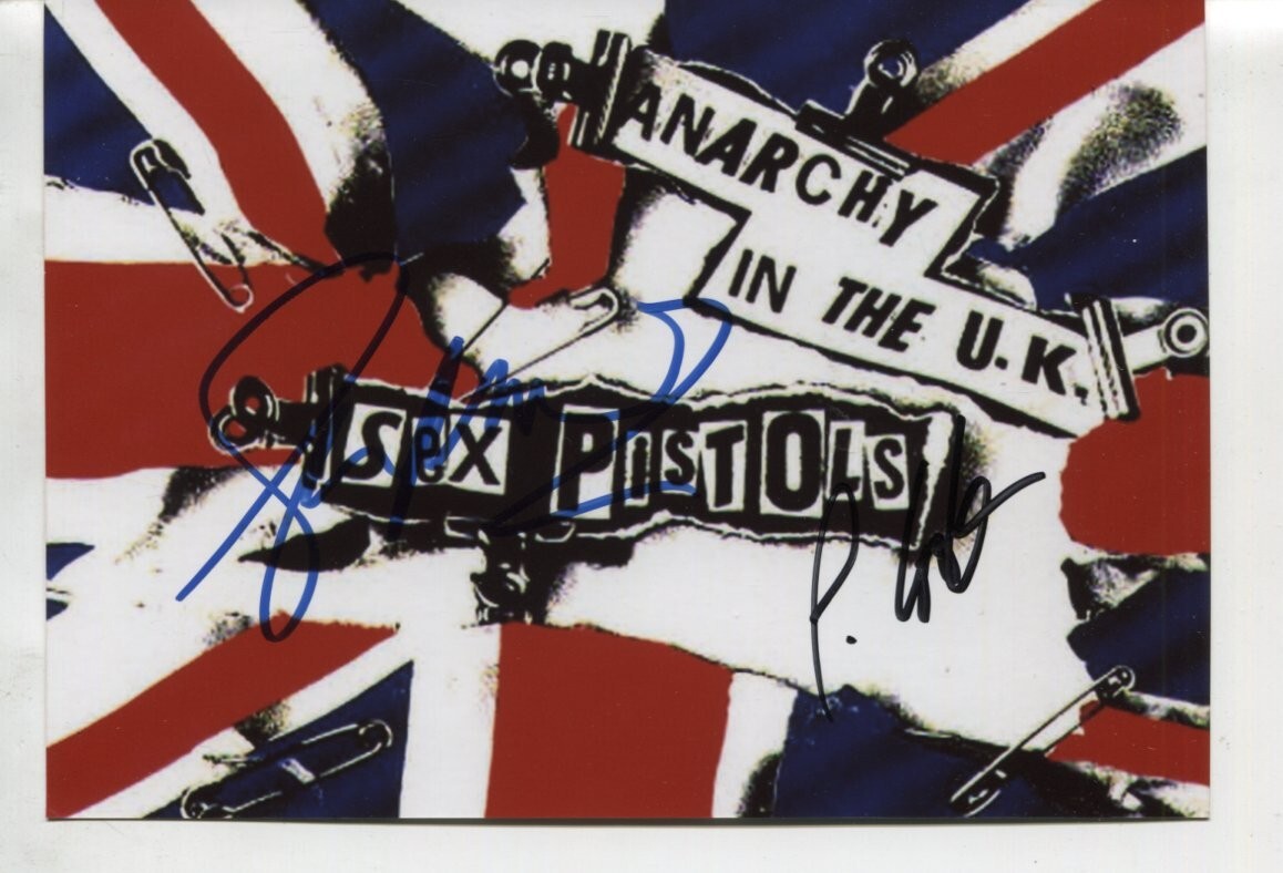 The Sex Pistols PAUL COOK & GLEN MATLOCK signed AUTOGRAPH 8640 | eBay