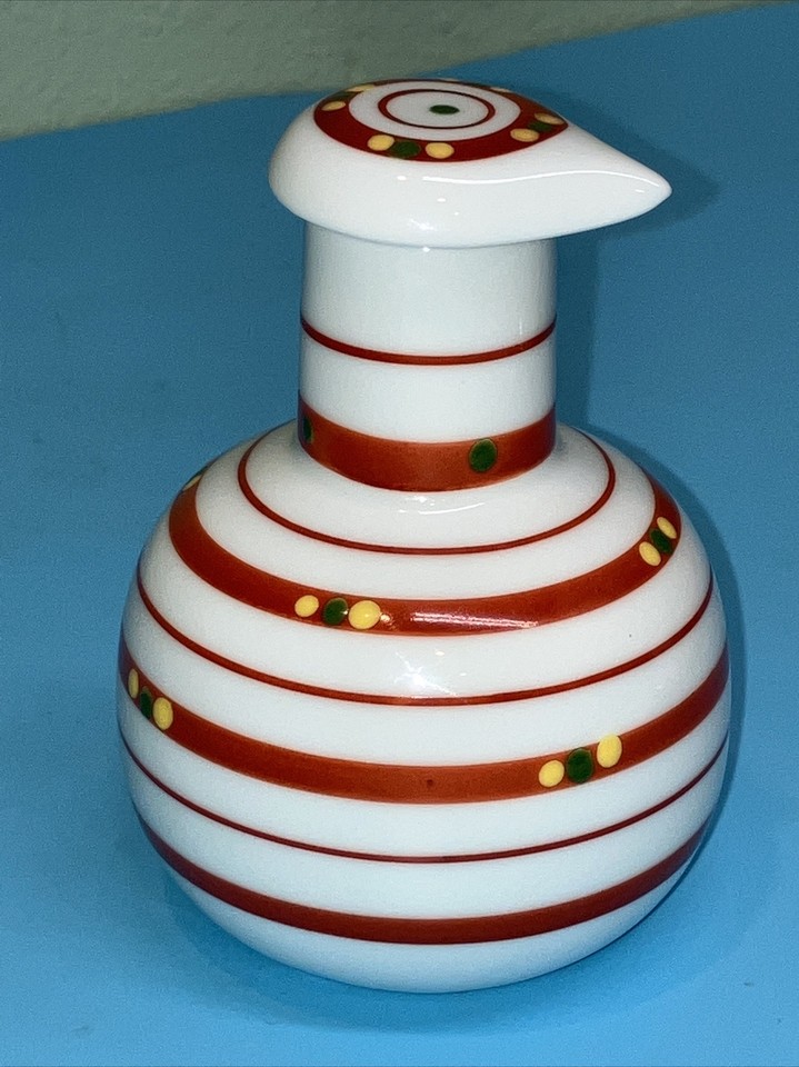 Hasami Yaki Porcelain Japanese Soy Source Pot Tamatsuzuri Red Non Drip ...