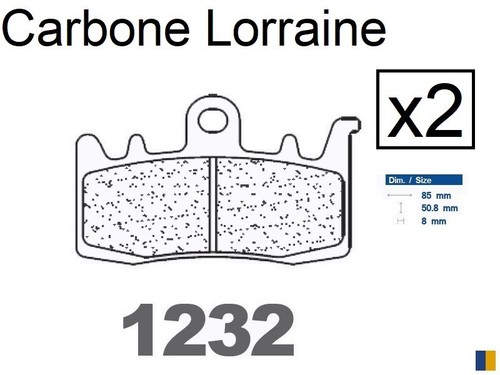 Plaquettes de frein Carbone Lorraine type 1232 XBK5 | eBay