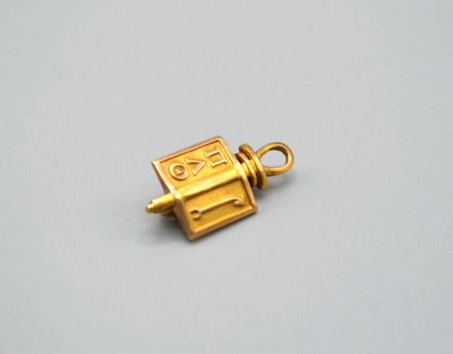 Pi Lambda Theta? 1949 Fraternity Pendant Key Fob Gold Honor Society Charm | eBay