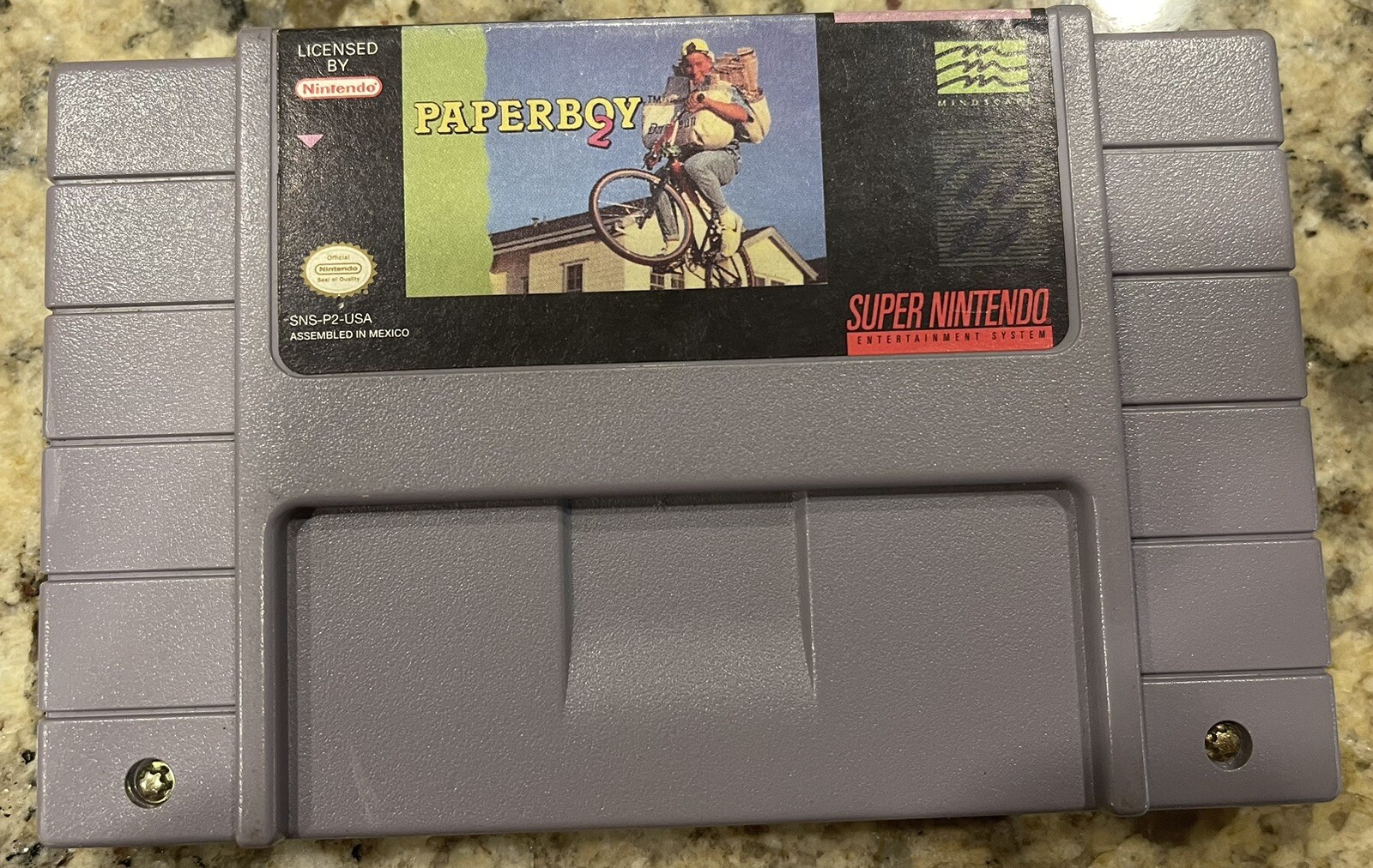 Paperboy 2 (Super Nintendo SNES, 1991) Authentic Game Cartridge Only ...