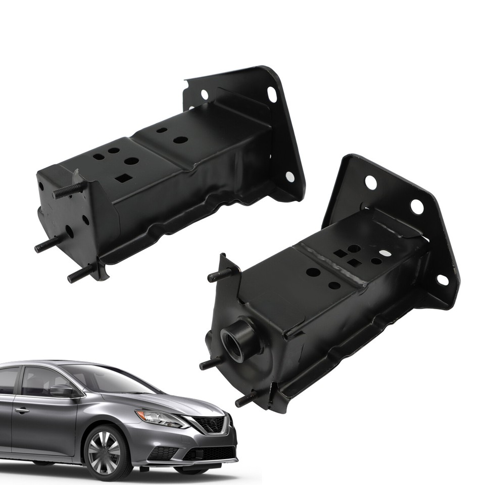 Fit For 2013-2017 Nissan Sentra Front Left & Right Steel Bumper Bracket ...