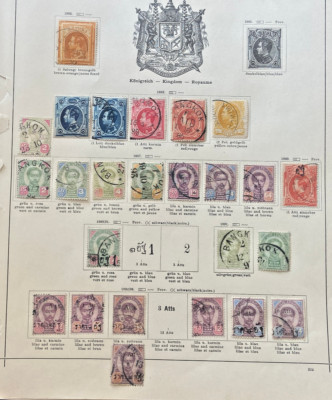 Siam Briefmarken Sammlung, SEHR GUT, Siam stamp collection, VERY GOOD ...